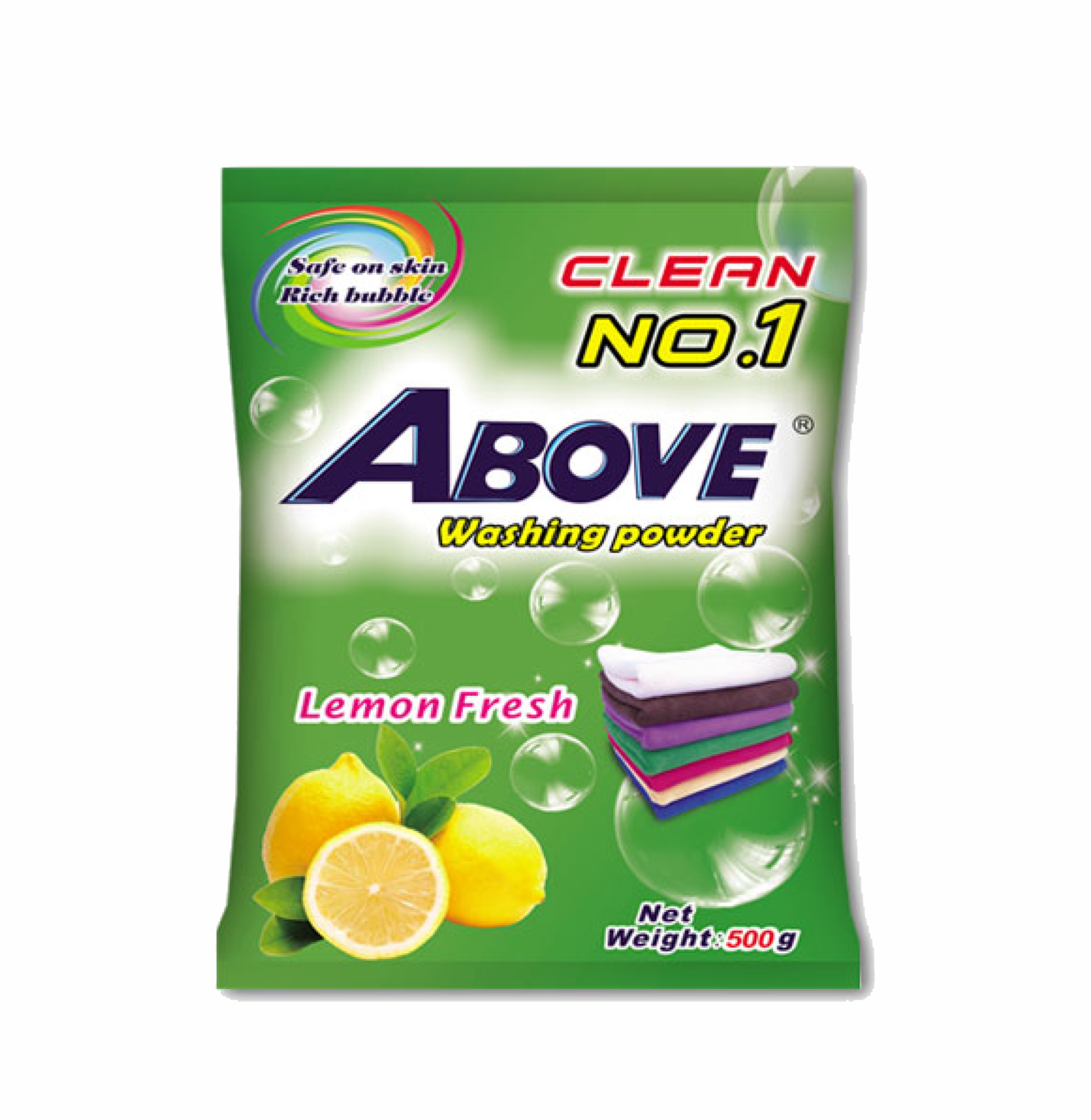 ABOVE CLEAN NO.1 Lemon Fresh Washing Powder - nancyglobal66.com